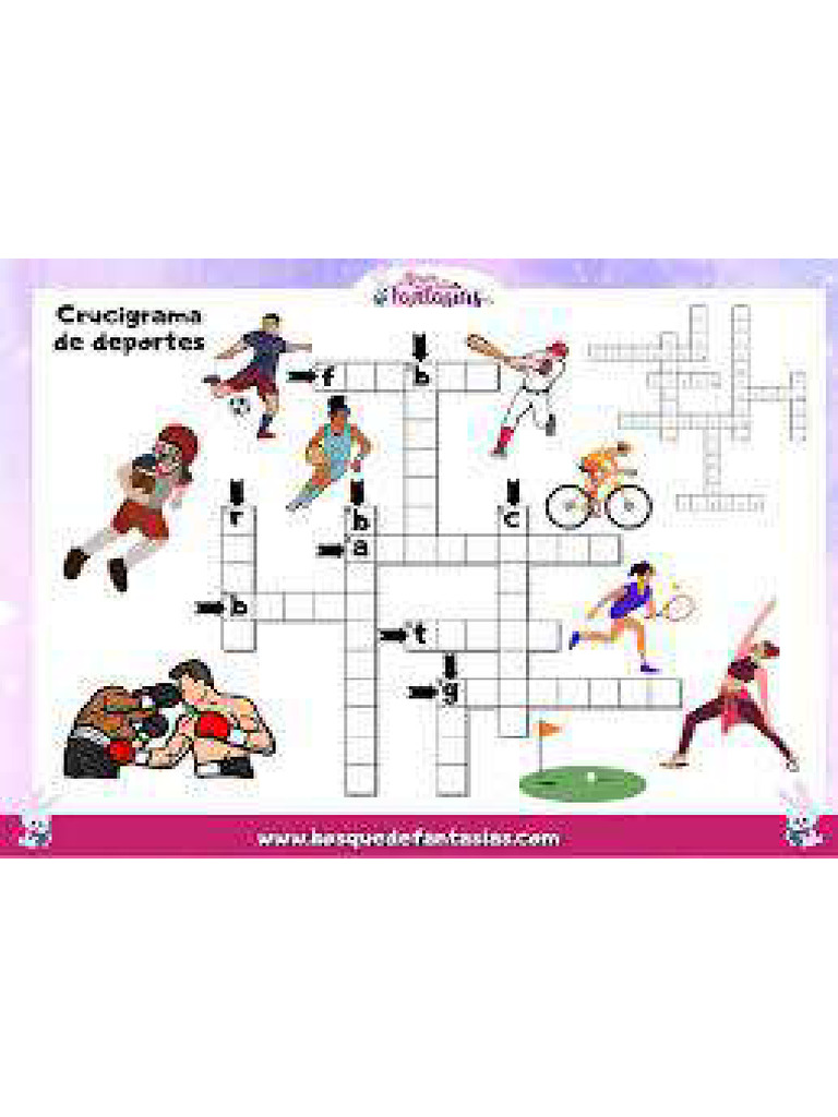Crucigrama Deportes | PDF