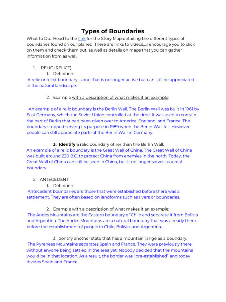 Types of boundaries | PDF | Hutu | Tutsi