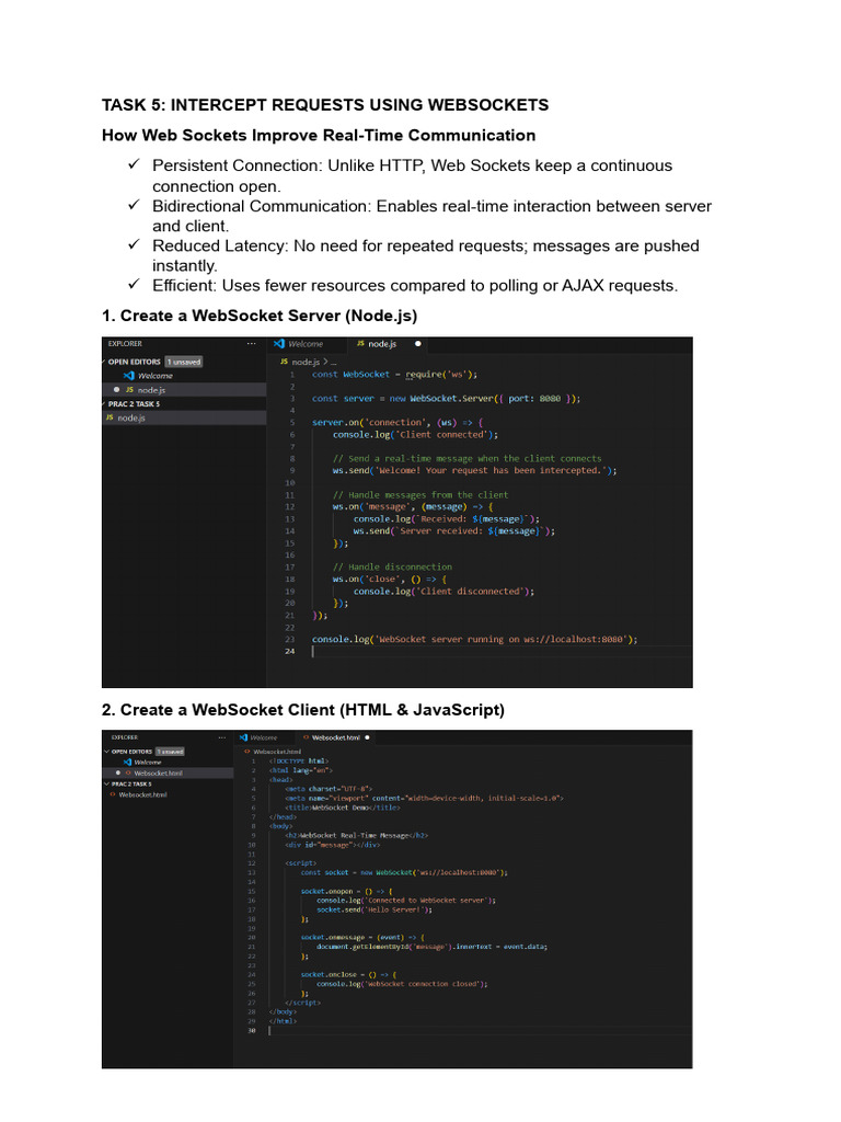 WebSocket Implementation Guide | PDF