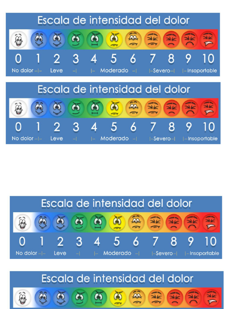 Escala de Borg y Eva para Imprimir | PDF