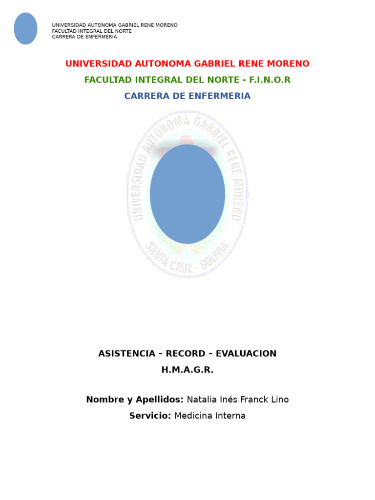 Informe de Defensa Pae Natalia | PDF | Diarrea | Especialidades Medicas