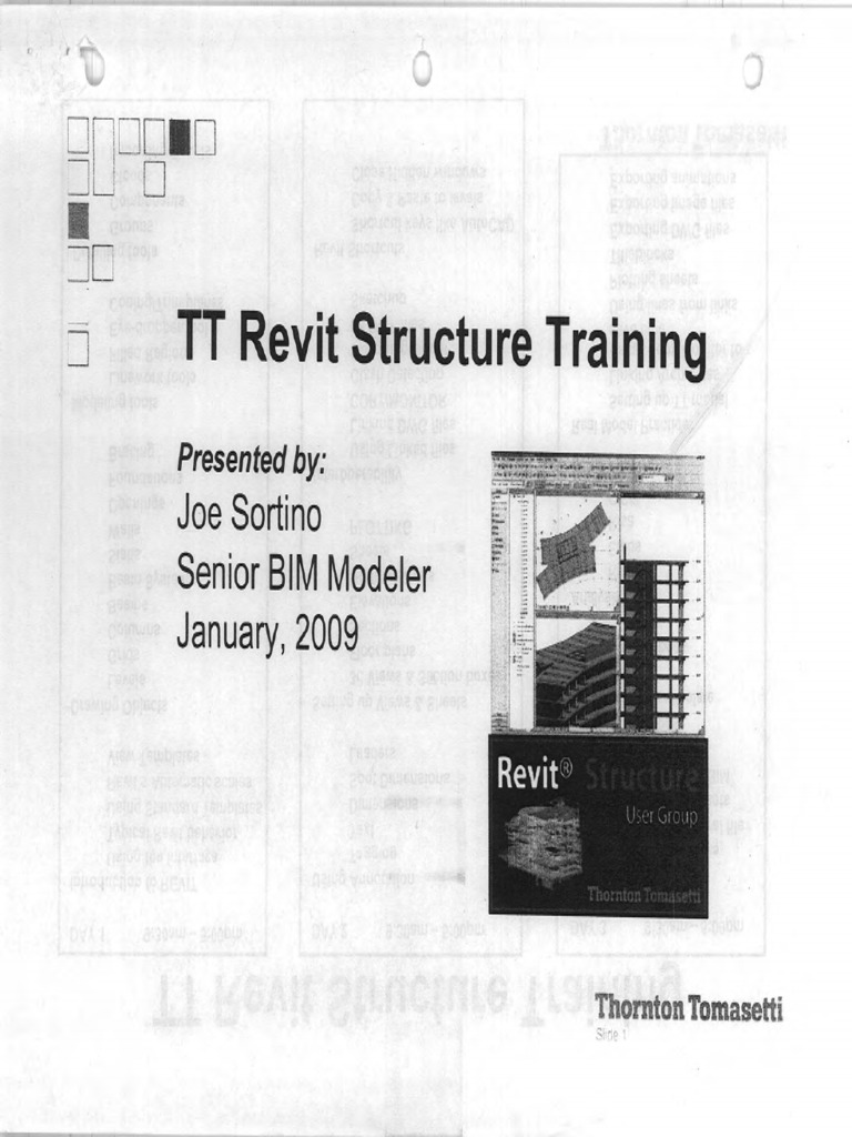 Revit Structure Training Manual Compress | PDF