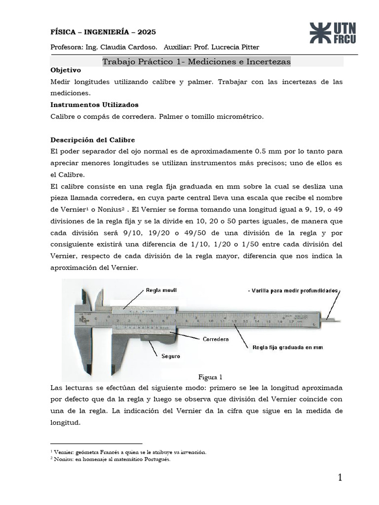 TP Nº1. Mediciones | PDF
