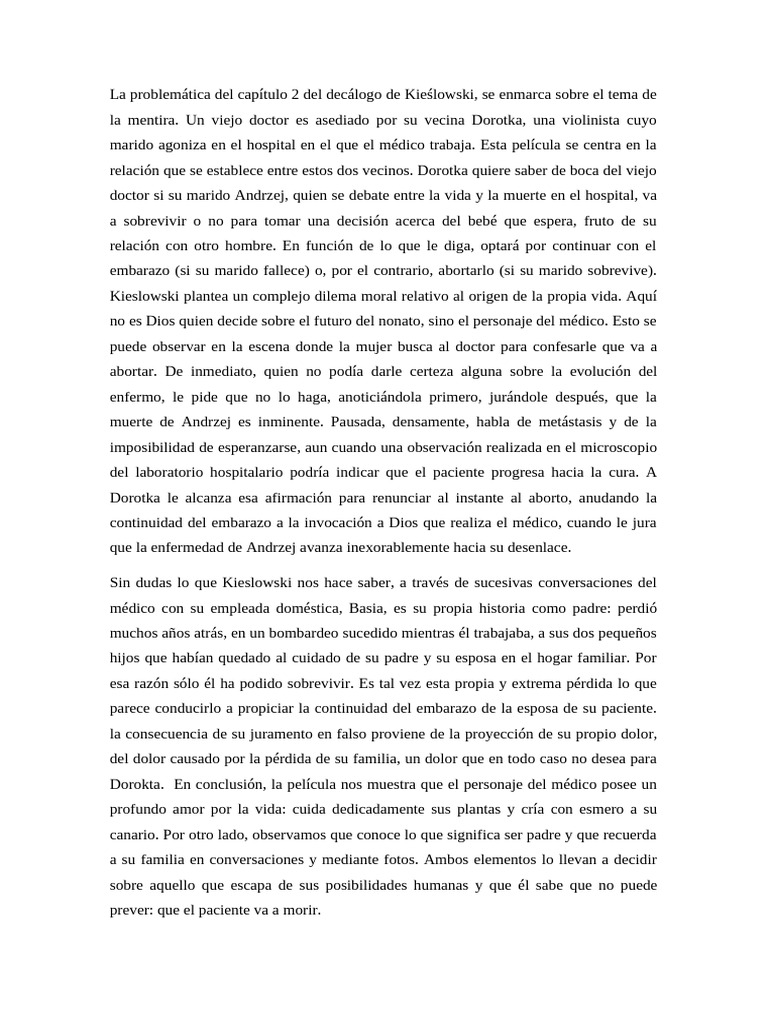 TP 1 Ética | PDF | Experiencia | Amor