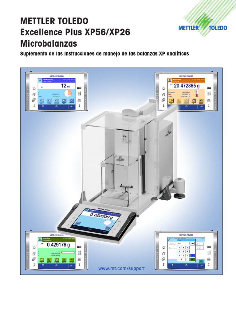 Manual Microb XP56-XP26-micro | PDF | Residuos | Balanza