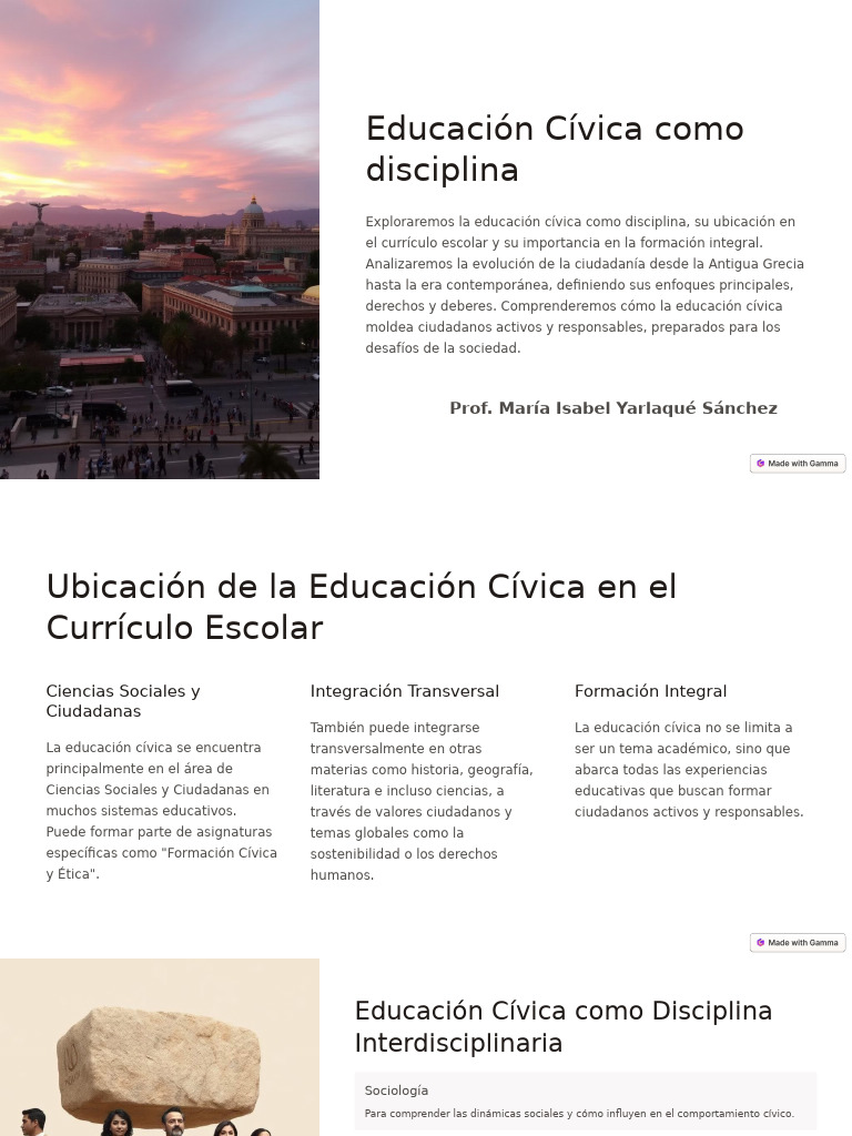 2° Educacion Civica Como Disciplina | PDF | Ciudadanía | Derechos