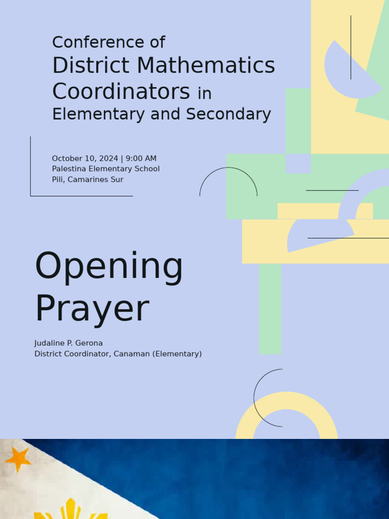 Conference District Math Coordinators 2024-10-10 | PDF | Mathematics ...