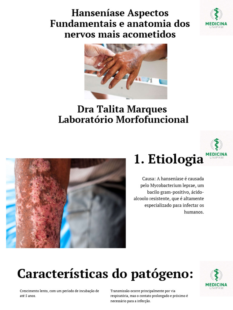 Hanseníase: Causas, Sintomas e Tratamento | PDF | Anatomia humana ...