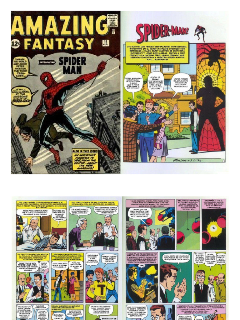 Amazing Fantasy Episodio #15 Spiderman (1962) | PDF