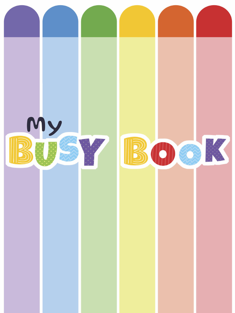 489 - My First Busy Book For Toddlers | PDF