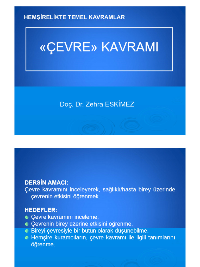 Cevre Kavrami | PDF