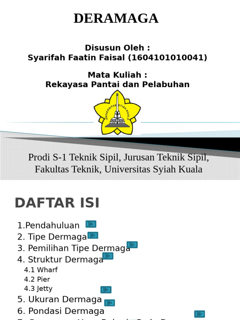 Jenis-Jenis Dermaga | PDF