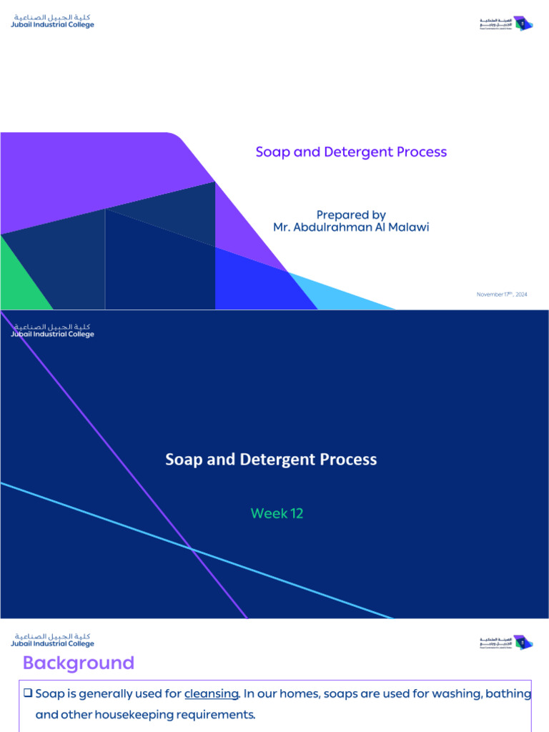 Soap and Detergent Manufacturing Processes | PDF