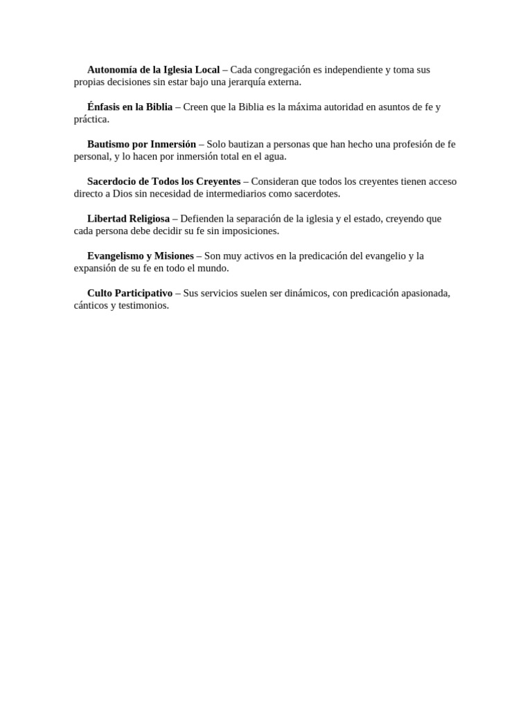 Autonomía de La Iglesia Local | PDF