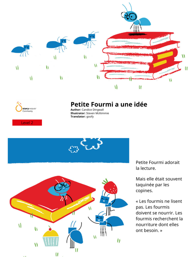 Petite Fourmi's Reading Adventure | PDF | Creative Commons License