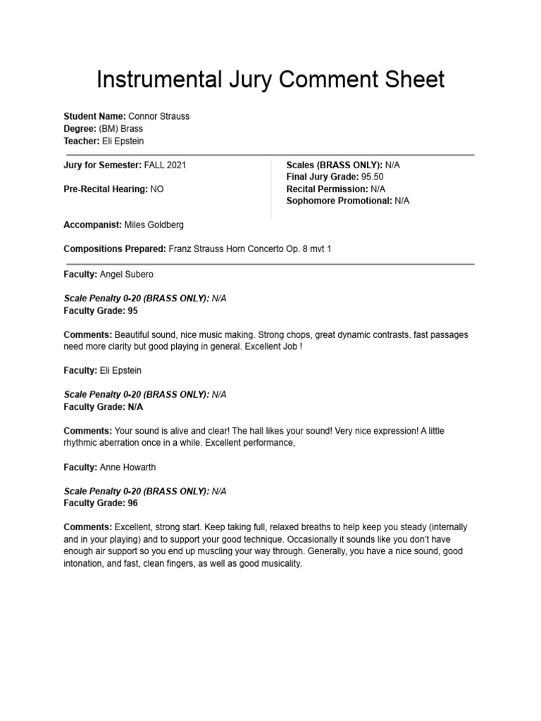 Connor Strauss Jury F21 | PDF