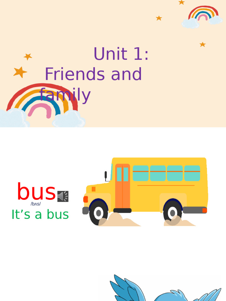 P0-Unit 1-Friends and family | PDF