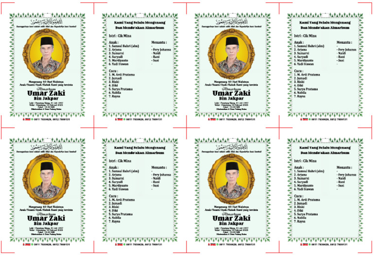 Yasin Umar Zaki Kak Ade Hvs - 13 LBR | PDF