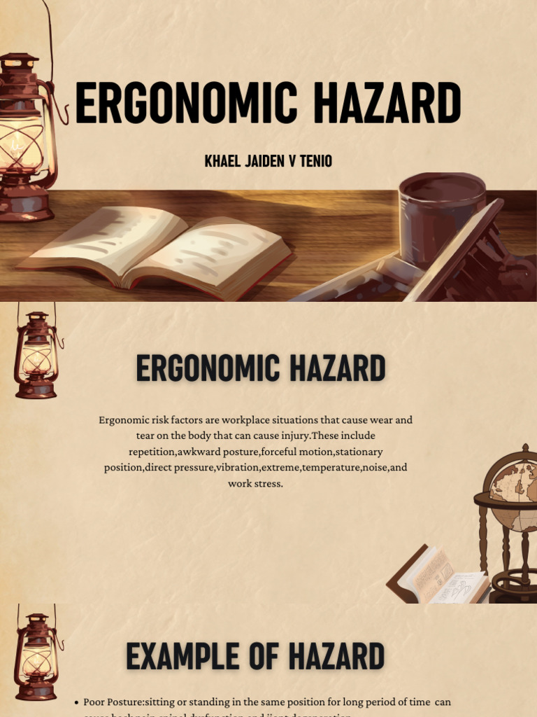 Ergonomic Hazard | PDF