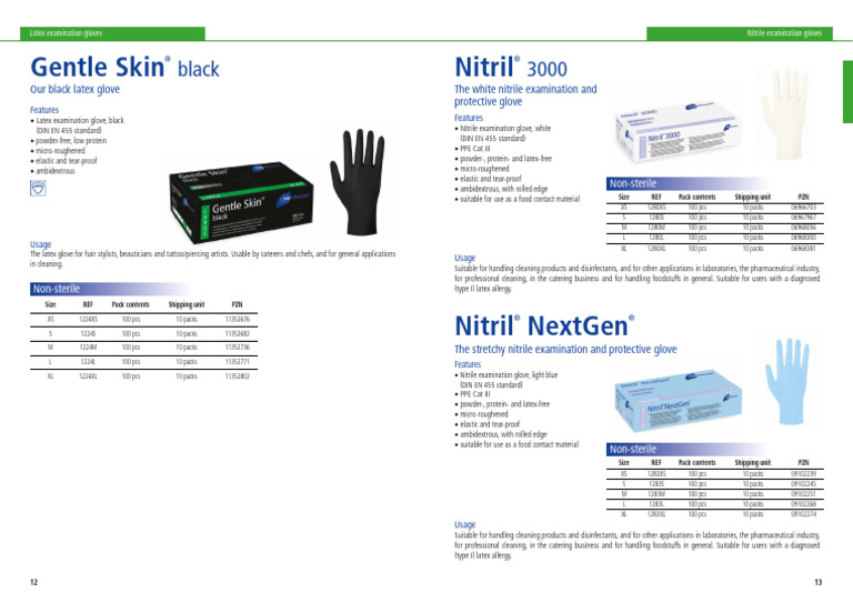Meditrade Catalogue - NextGen Gloves | PDF