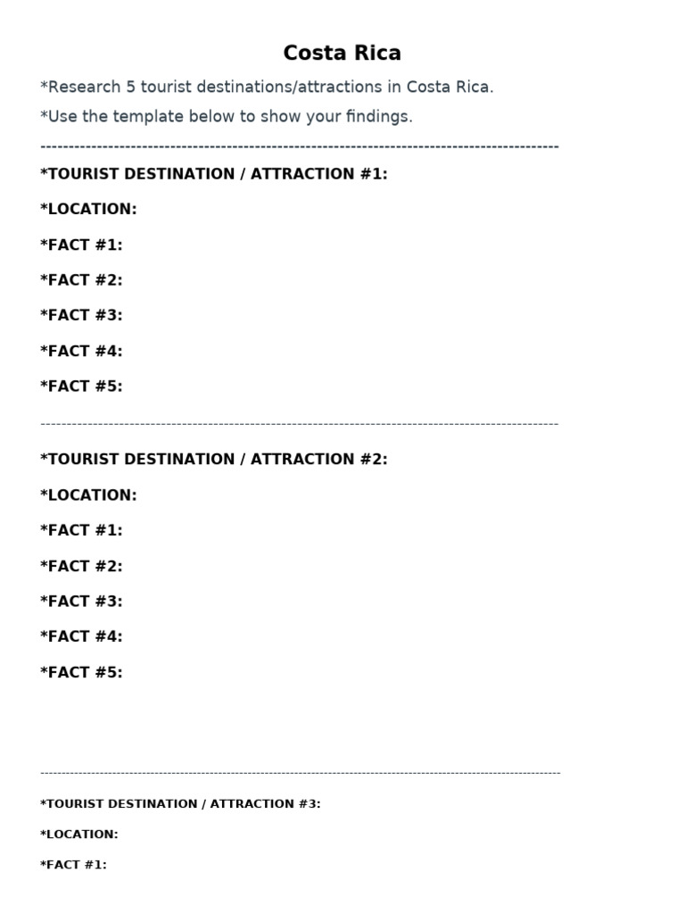 Costa Rica Research NEW | PDF