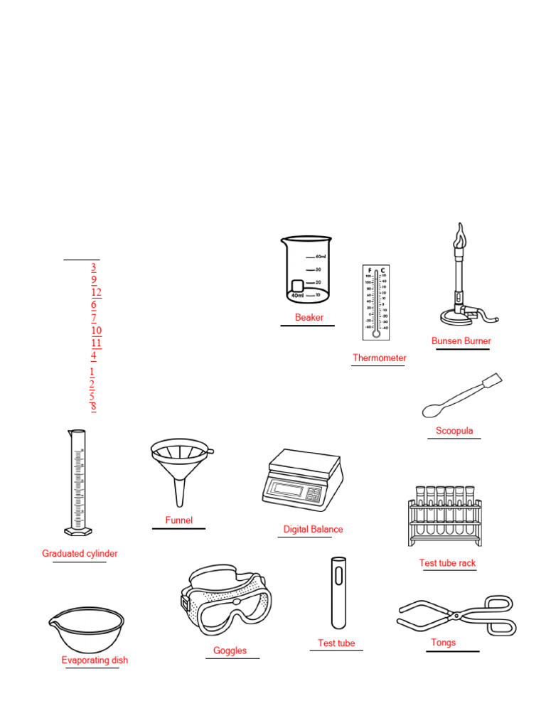 Equipment Lab Answer Sheet Ecampus | PDF