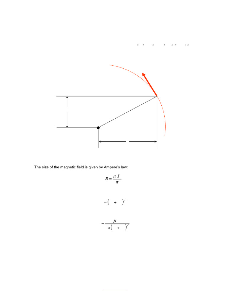 How To Calculate The Magnetic Field DC | PDF | Earth's Magnetic Field | Electromagnetism
