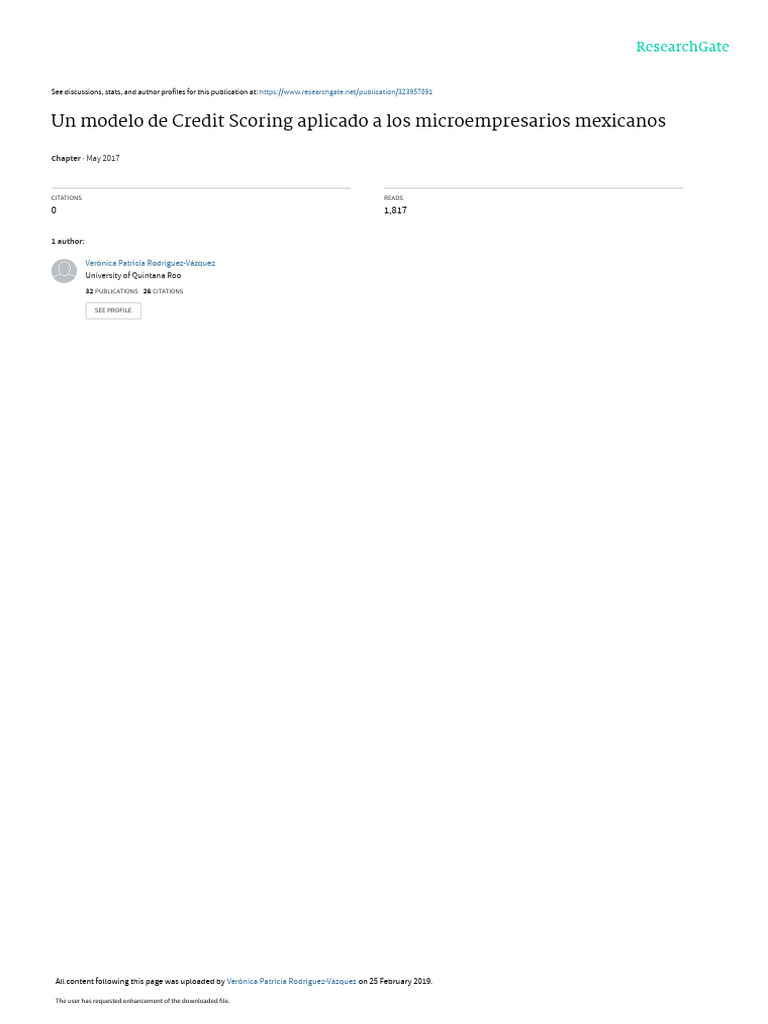 2017 Riesgo Financiero Aportesdesde Latinoamrica 11 Credit Scoring ...