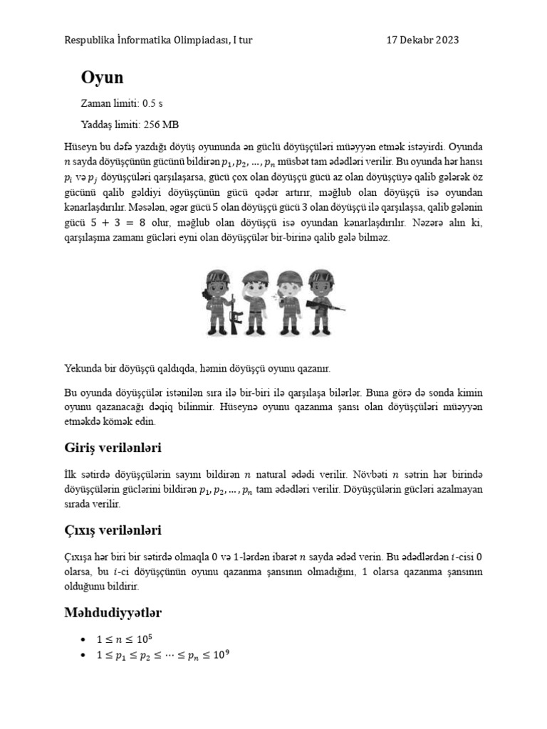 Rio2024 Problem 11c (Az) | PDF
