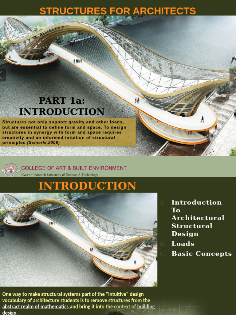 01a - Intro-Structures For Architects-KNUST | PDF | Beam (Structure) | Truss
