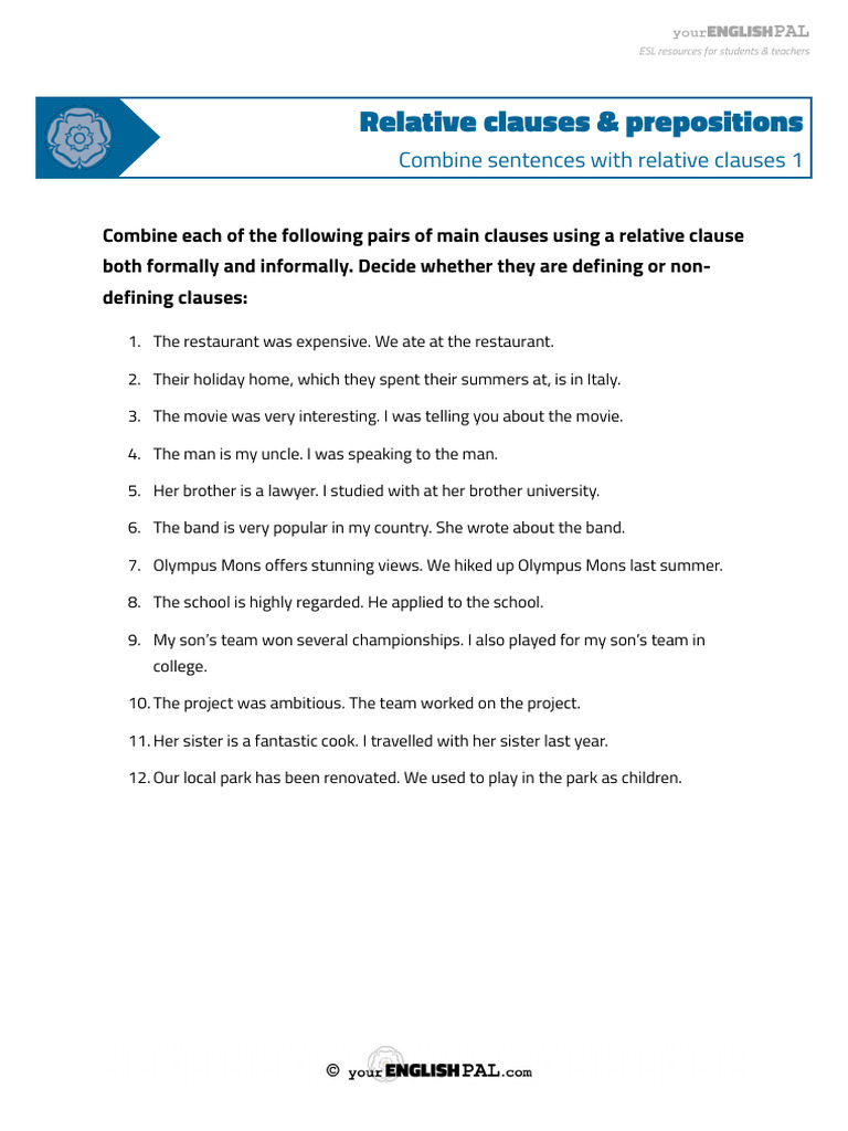 Your-English-Pal-Grammar-Worksheet-Relative-Clauses-Prepositions ...