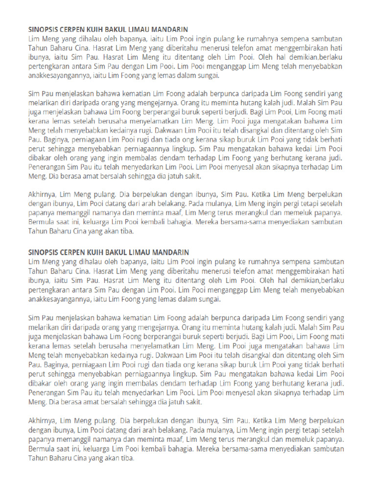 T1 Nota Kuih Bakul | PDF