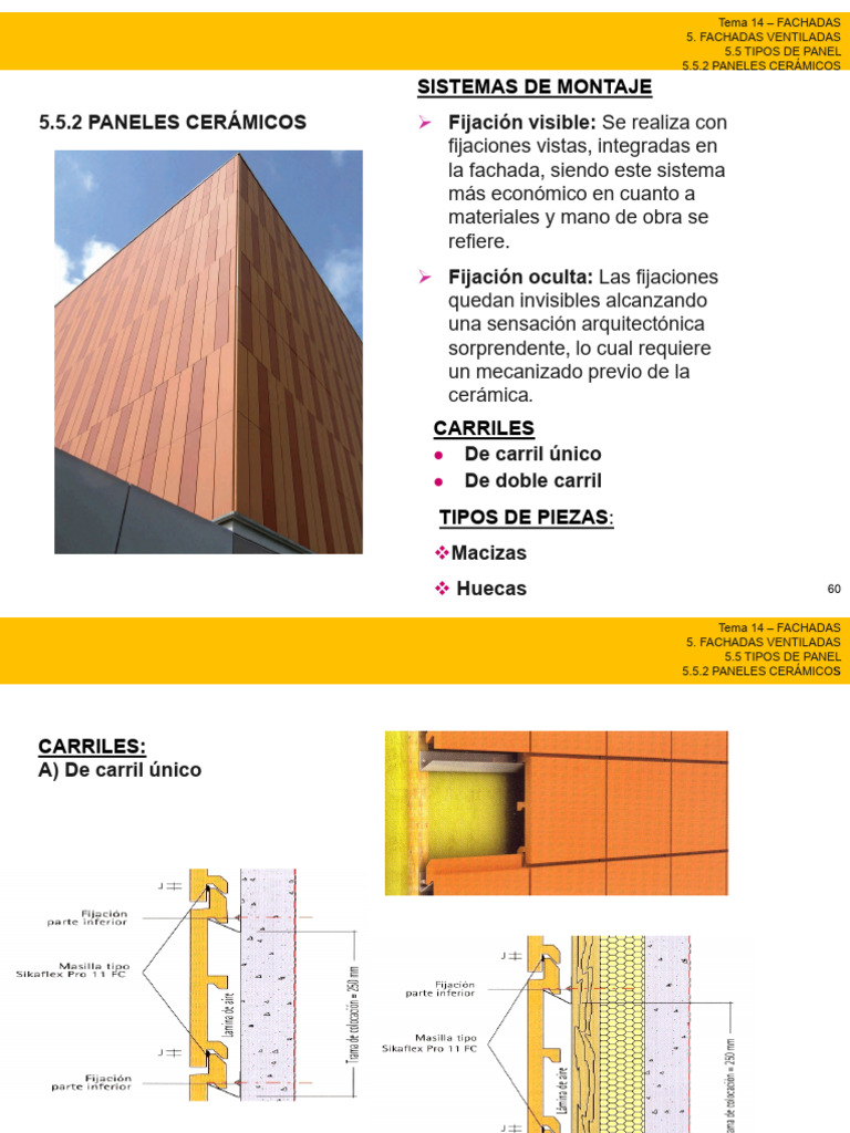 Tipos de Paneles para Fachadas Ventiladas | PDF | Aislamiento térmico ...