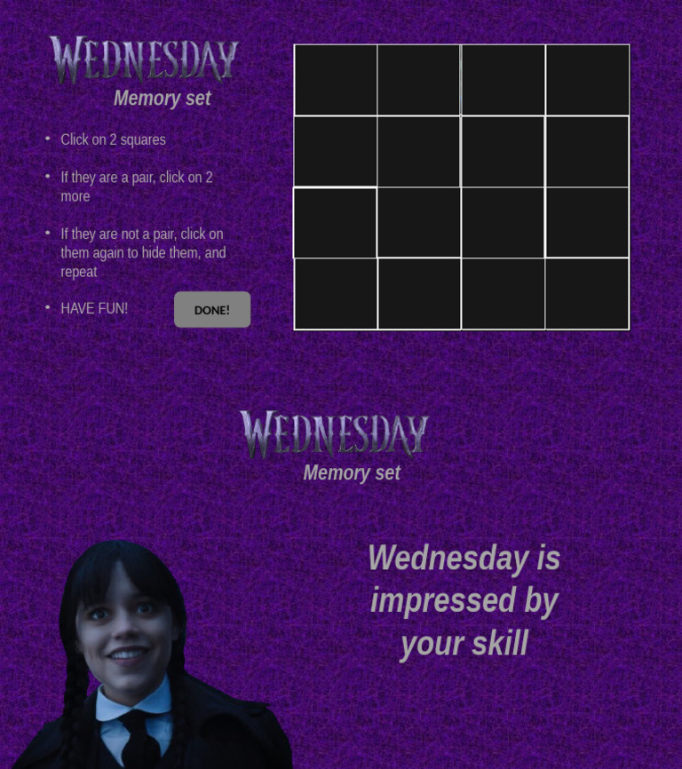 Memory Game Instructions and Tips | PDF