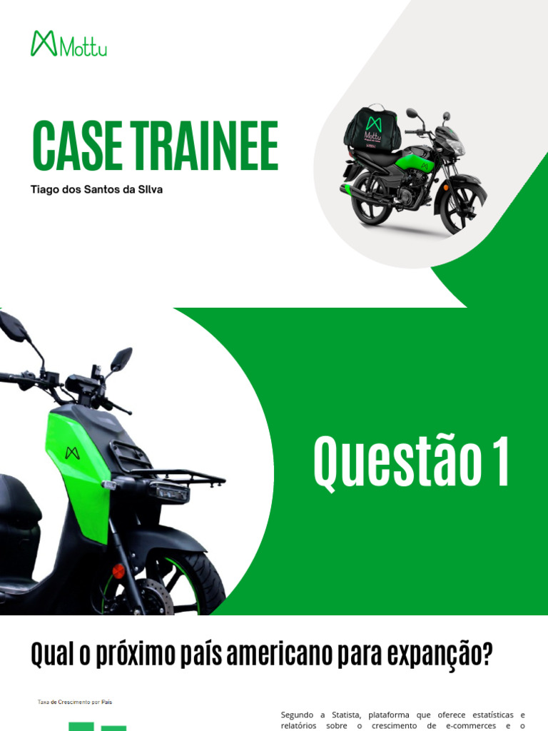apresentação - Trainee Mottu | PDF | Motocicleta | Filipinas
