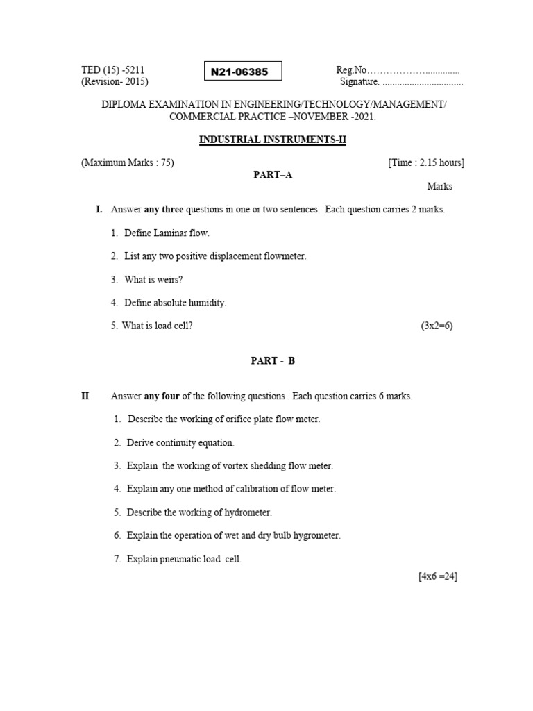 Industrial Instruments II N21 R15 5211 | PDF | Flow Measurement | Tools