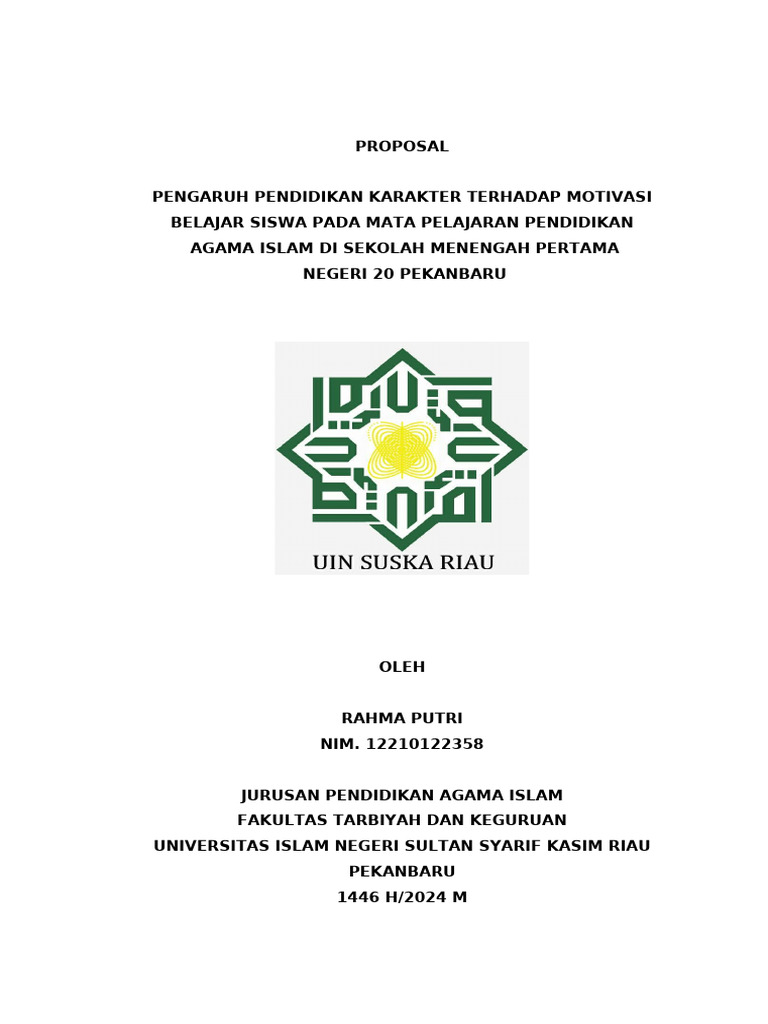 Rahma Putri-UAS Metopel II - PAI 5E | PDF