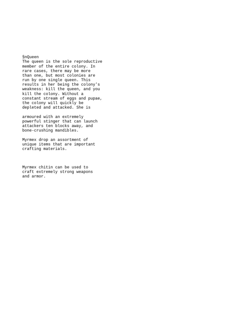 Myrmex 2 | PDF