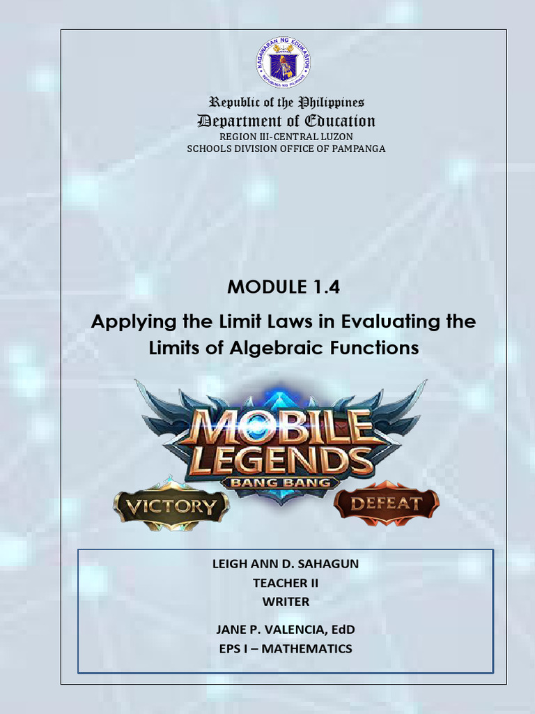 Grade 11-1st Quarter-Module 1.4-Applying-the-Limit-Laws-in-Evaluating-the-Limits-of-Algebraic ...