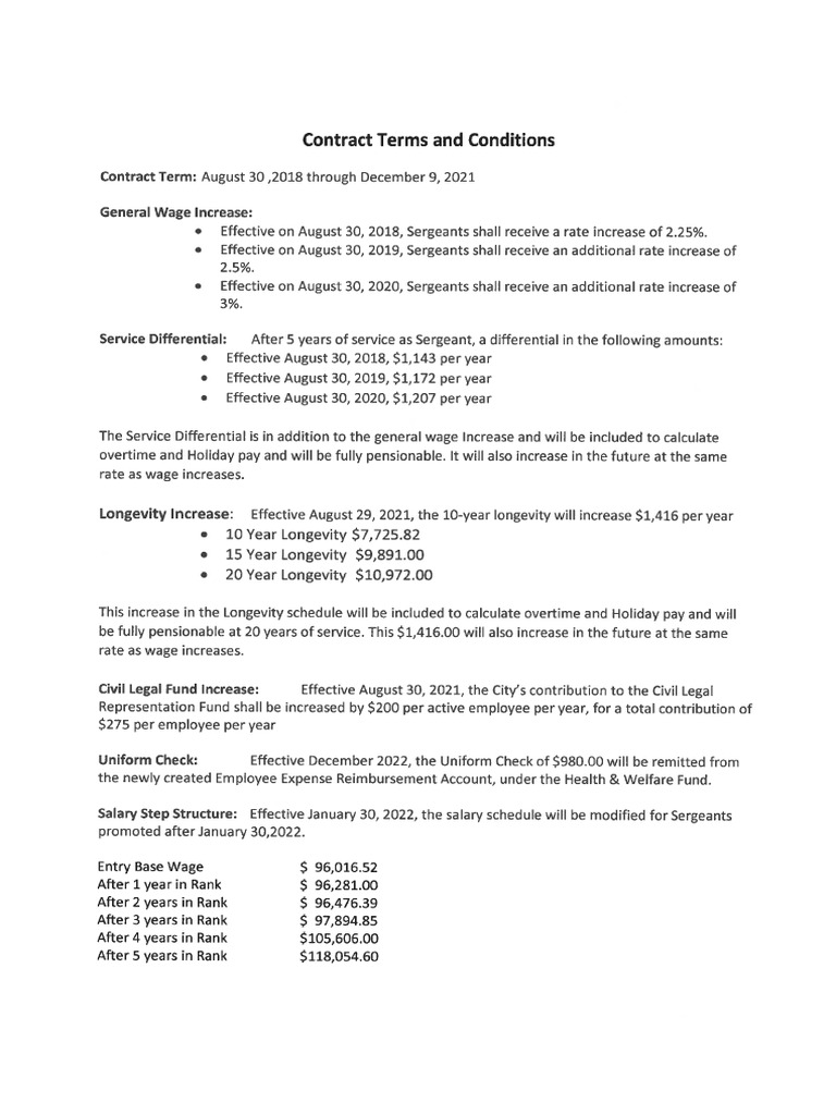 Sba Contract Information 2 | PDF