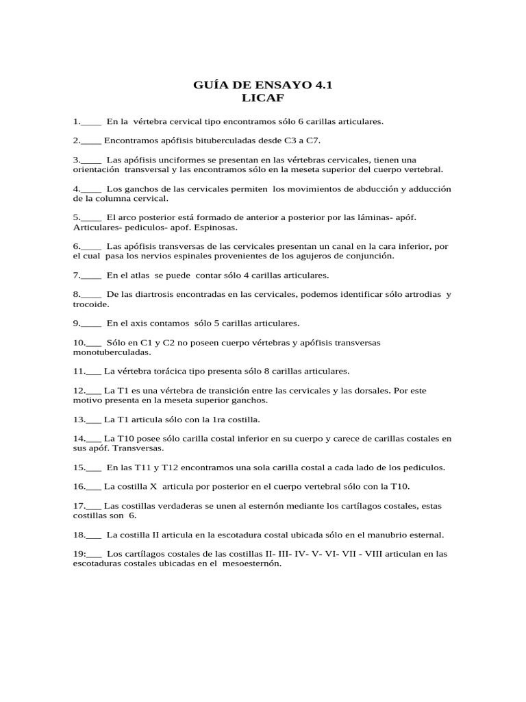 Gugía de Ensayo IV.1 | PDF