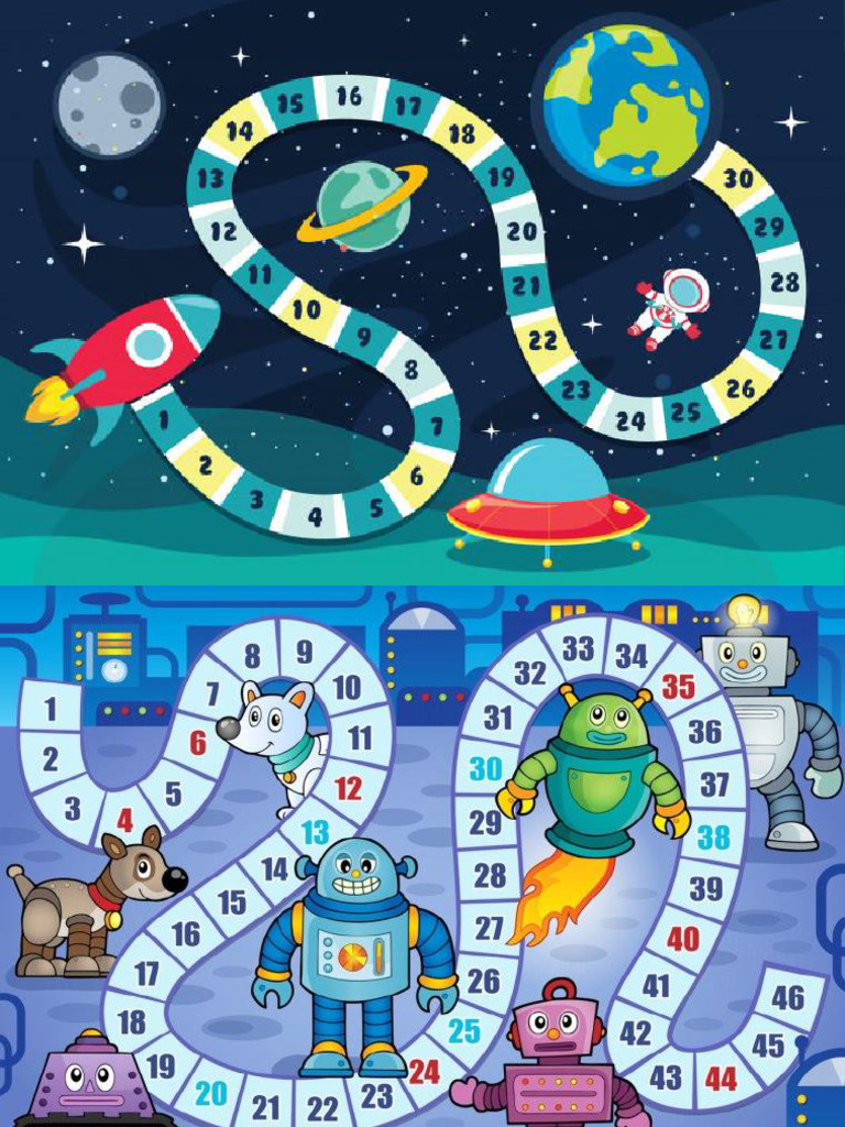 Tableros A4 Jugar Con Dado | PDF