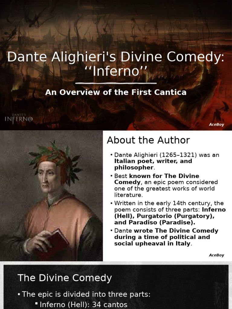 Lesson A004 Divine Comedy Inferno | PDF | Divine Comedy | Inferno (Dante)