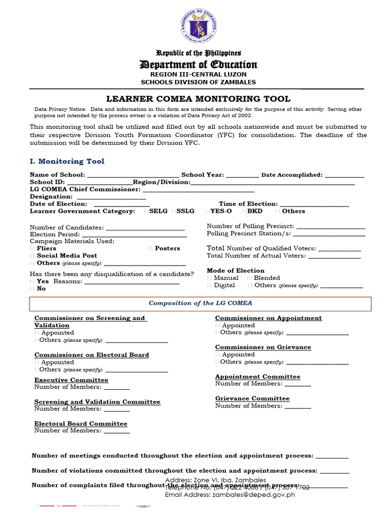 LG COMEA Election Monitoring Tool | PDF | Elections | Voting