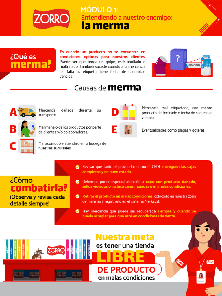 1 Infografía Entendiendo La Merma | PDF