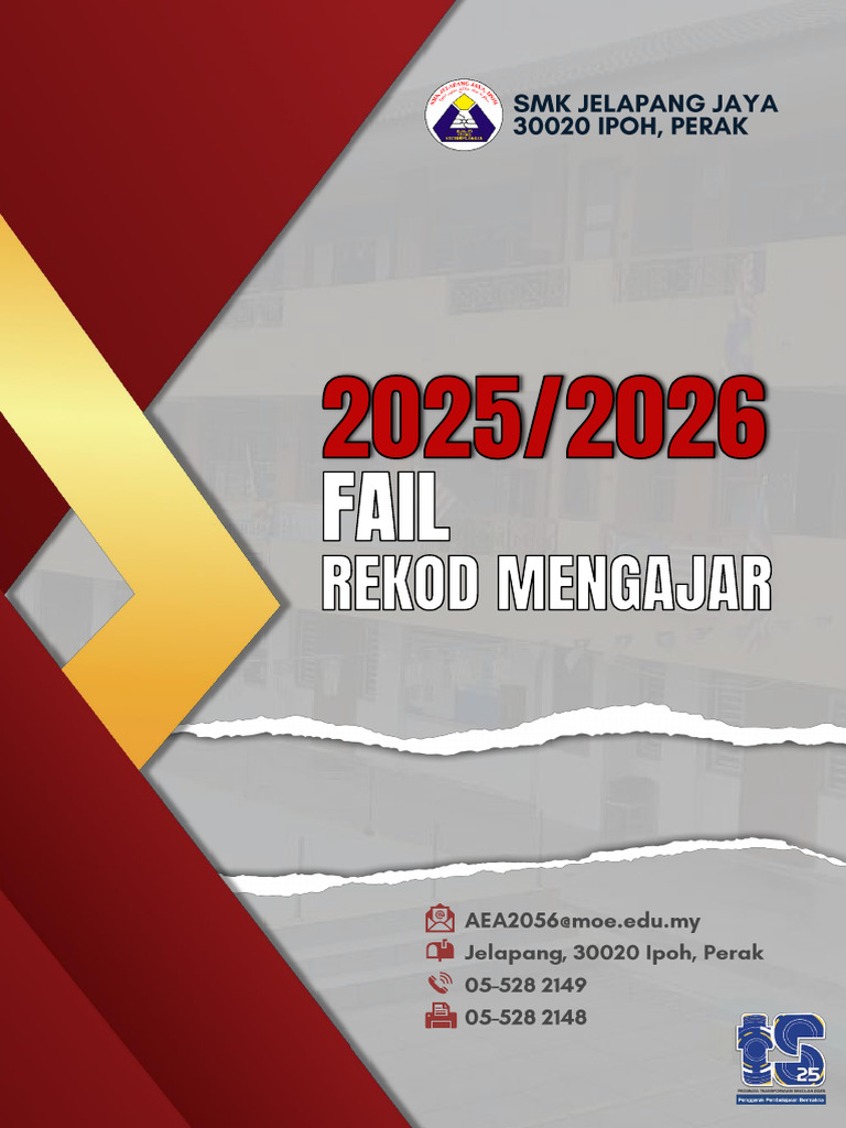 Cover Fail Rekod Mengajar | PDF