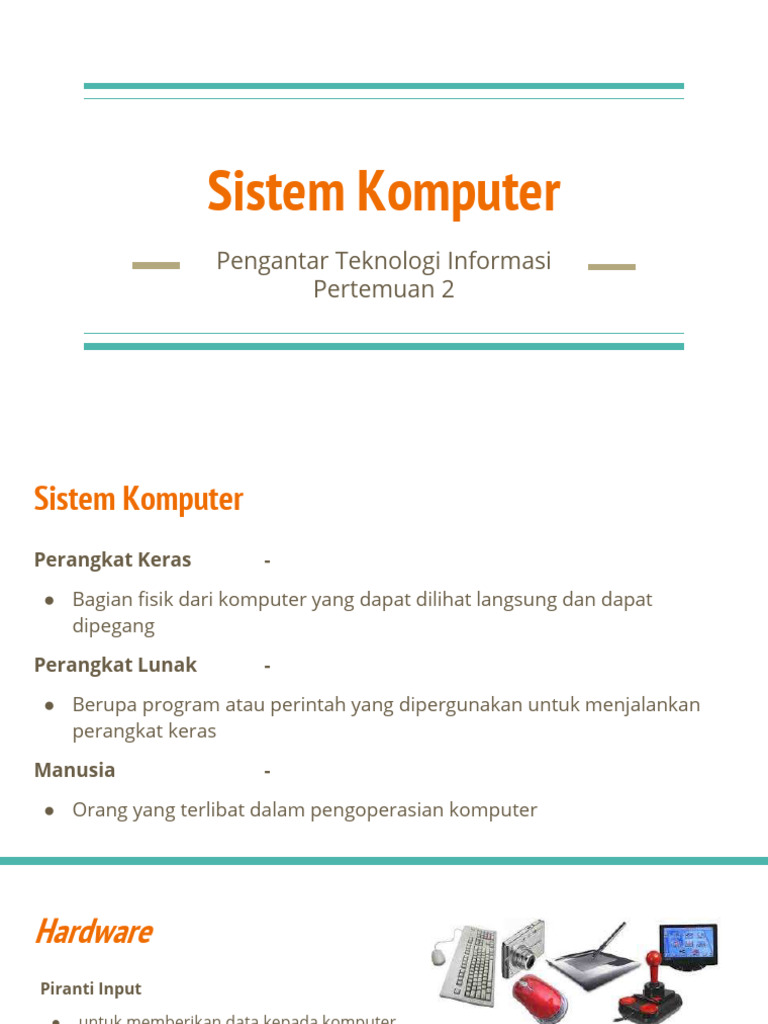 Sistem Komputer | PDF