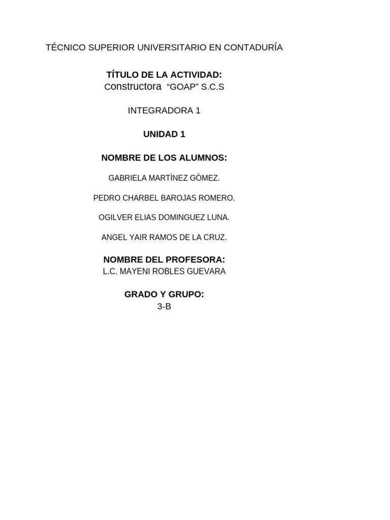 Integradora Proyecto 2 | PDF | Hoja de balance | Interés