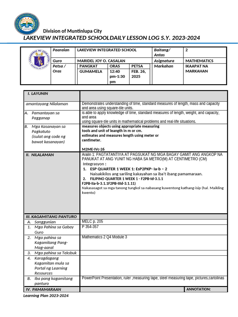 Final Cot With Annotations | PDF