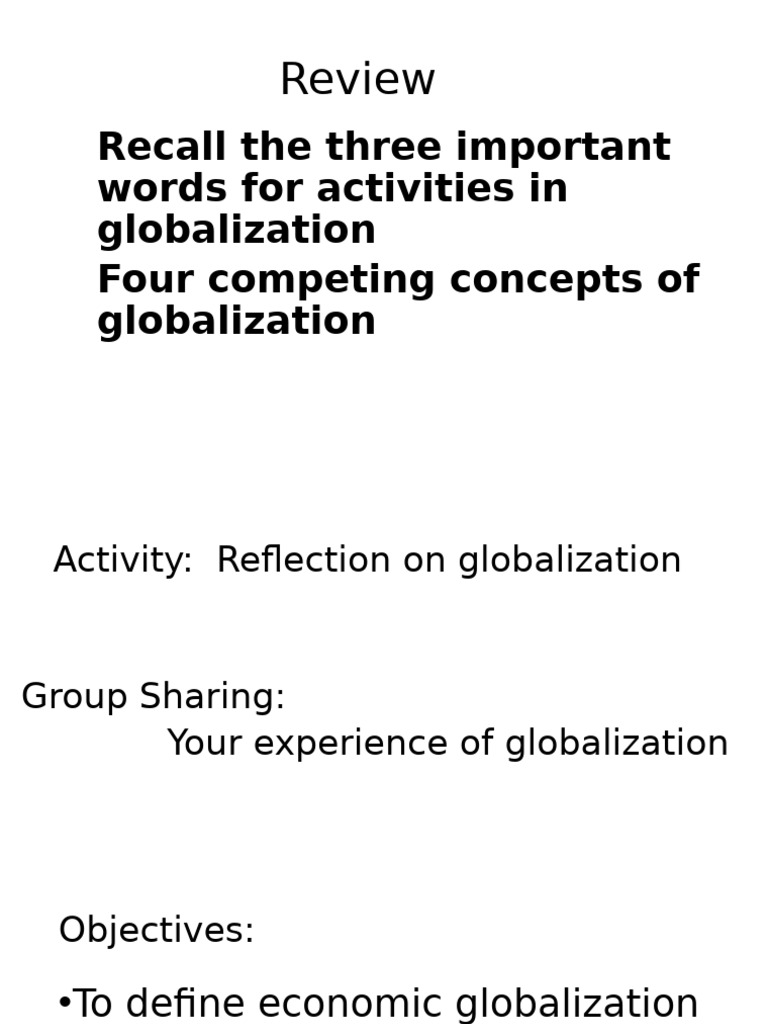 Lesson 2 Tcw August 5 2024 | PDF | Economic Globalization | Globalization
